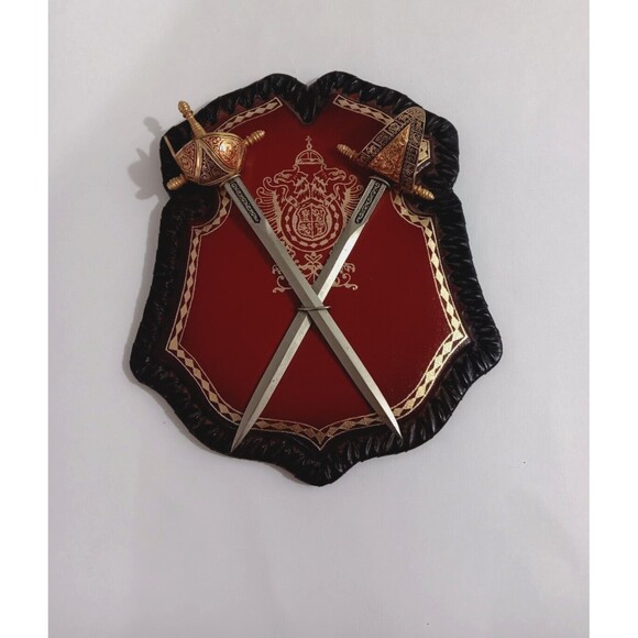 Unbranded | Accents | Vintage Medieval Coat Of Arms 2 Swords Knight ...